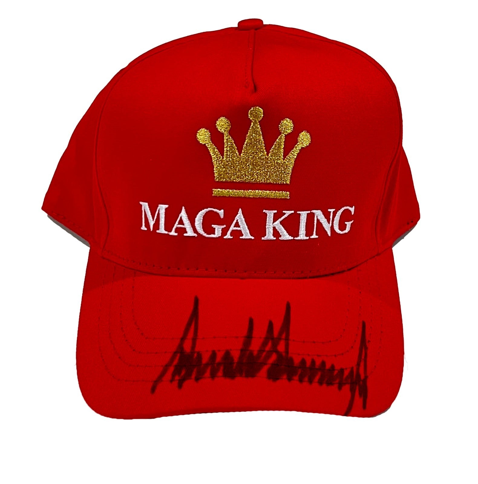Donald Trump MAGA King Signed Hat. Full Name Autograph, PSA Certified ...