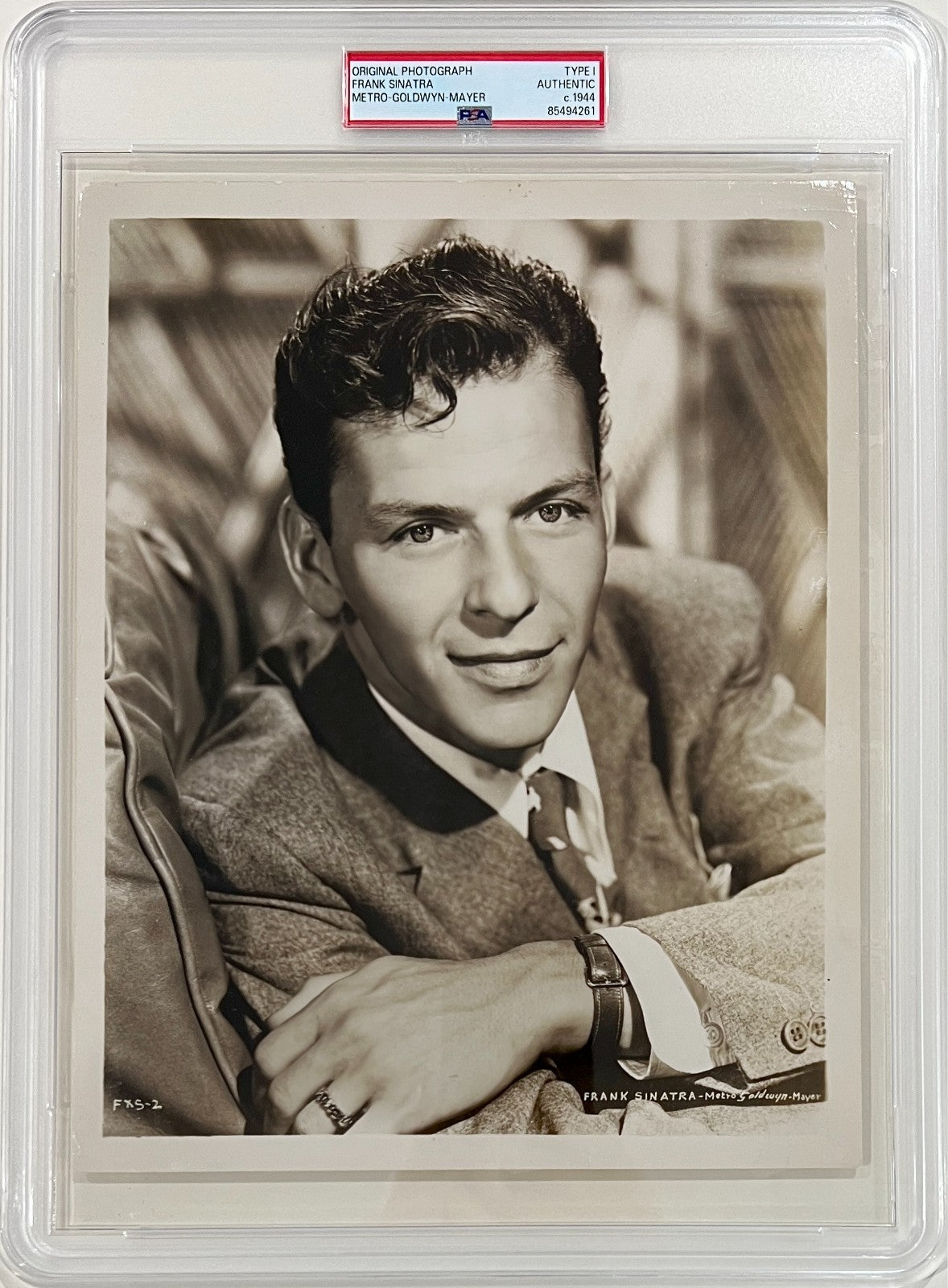 1944 Frank Sinatra Type I Original Photo, MGM Studio Photograph. Rare ...